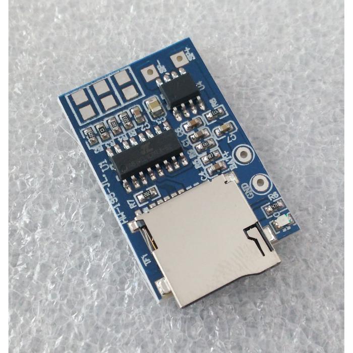 Jual Modul TF Card MP3 Decoder Board Plus Mono 2W Amplifier - Kab ...