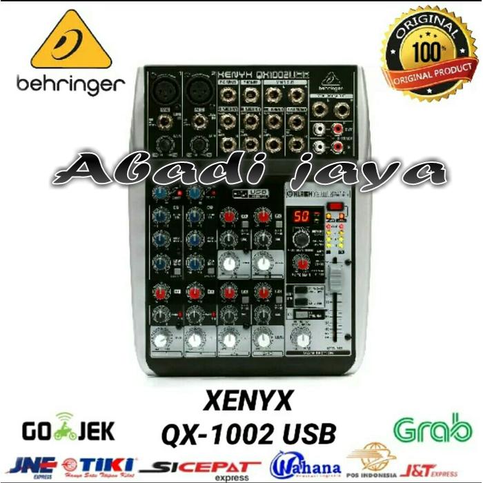 Jual Mixer Behringer XENYX QX 1002 USB 10 Channel ORIGINAL xenyx qx1002 ...
