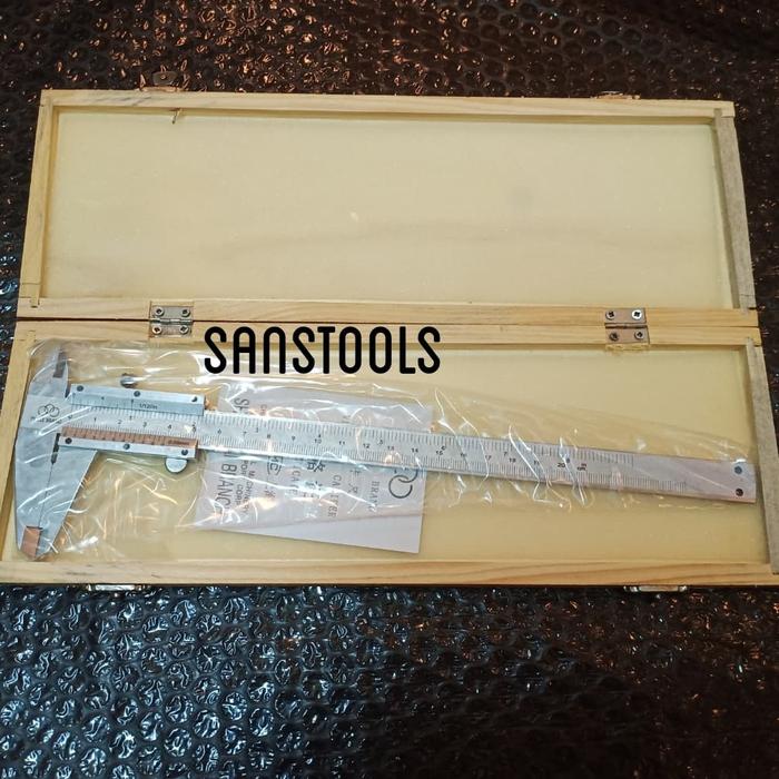 Jual sikmat jangka sorong 8" 200mm sketmat sigmat caliper 20cm manual ...