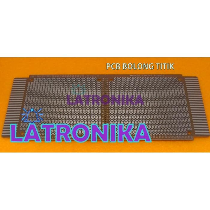 Jual PCB Bolong Titik Matrix Lubang IC Double Prototype Board 18.5x7.2 ...