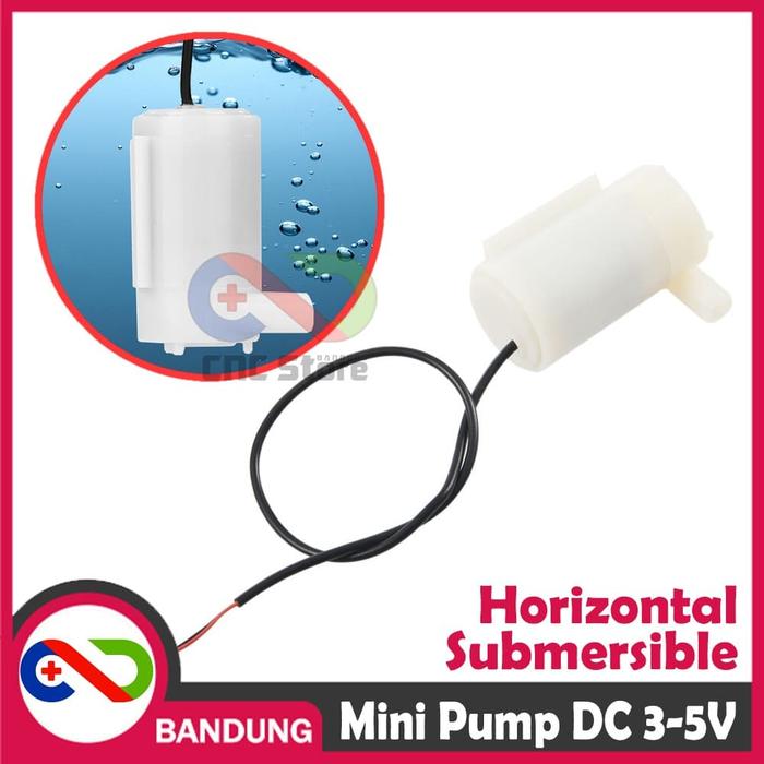 Jual MINI PUMP DC MINI POMPA AIR MOTOR SUBMERSIBLE HORIZONTAL 3V-5V ...