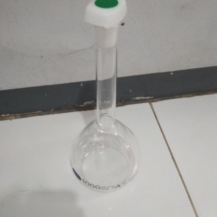 Jual Volumetric flask class A Duran 1000 ml Labu Ukur Kaca Duran 1 L - Jakarta Pusat - TRIDILAB ...