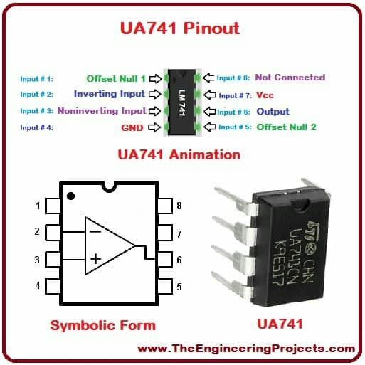 UA741 Op-amp IC Pinout, Features, Equivalent Datasheet, 44% OFF