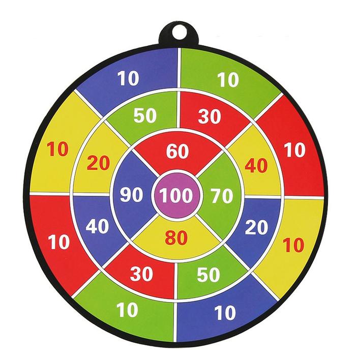 Jual Mainan Papan Target Pistol Peluru Soft Model Dart Board Angka ...