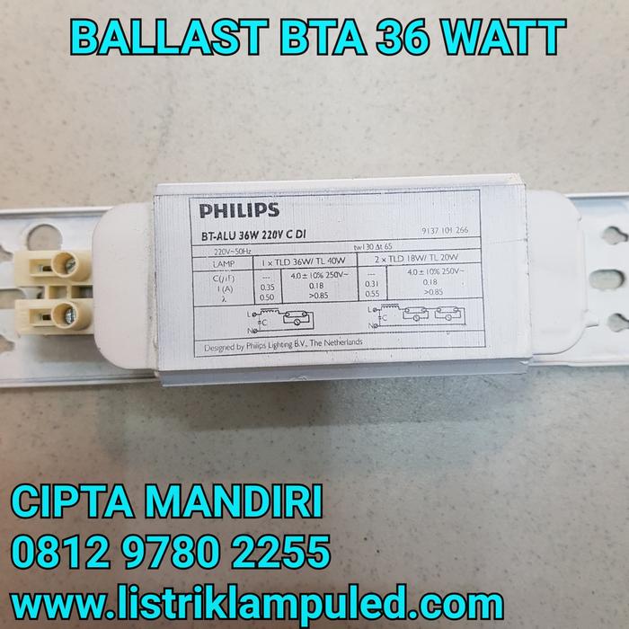 Jual BALLAST BTA PHILIPS 36 WATT / BALLAS 36WATT BALAST 36W TRAFO 36 W ...