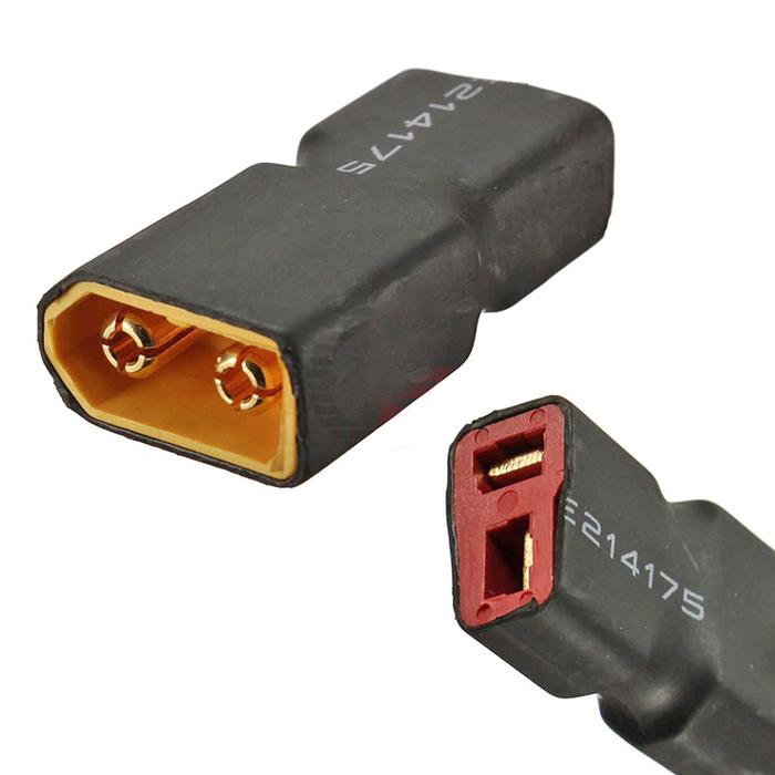 Jual Male XT60 to Female T-plug tplug dean tdean socket connector ...