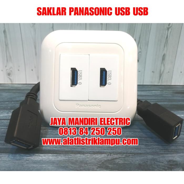 Jual SAKLAR OUTLET PANASONIC USB USB WIDE SERIES PUTIH - Jakarta Pusat ...