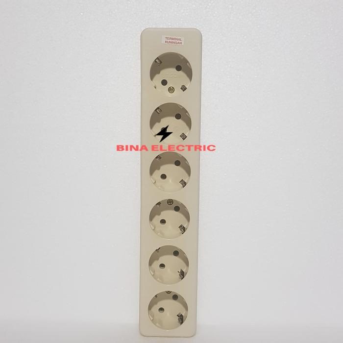 Jual StopKontak Arde Uticon 6 Lobang ST-168 / Stop Kontak 6 Lobang OUTBOW - Jakarta Pusat - Bina ...