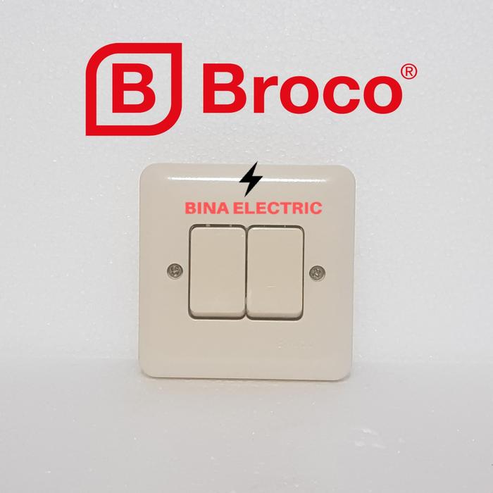 Jual Saklar Seri IB Broco New Gee 6612 / Saklar Double Broco New Gee ...