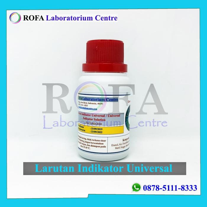Jual pH Tester / Larutan uji pH / Larutan indikator Universal 100 mL ...