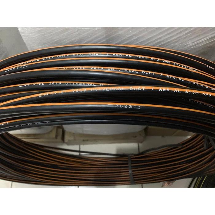 Jual Netviel Kabel FO 4 Core MM Universal Duct Single Jacket 50/125um ...