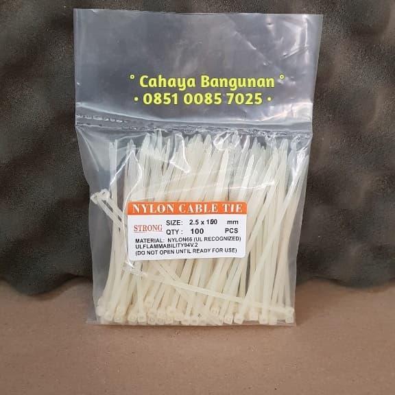 Jual Tali Cable Kabel Tie Ties Tis Kabeltis Ikat Nylon Pendek 10 Cm ...