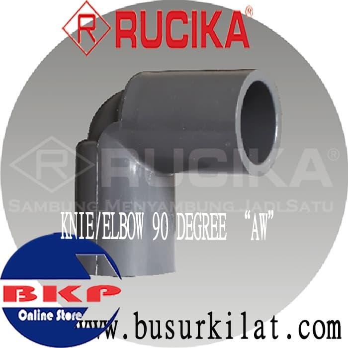 Jual KNIE / ELBOW PVC 90" RUCIKA (AW) UKURAN 3" INCH / SAMBUNGAN PIPA ...