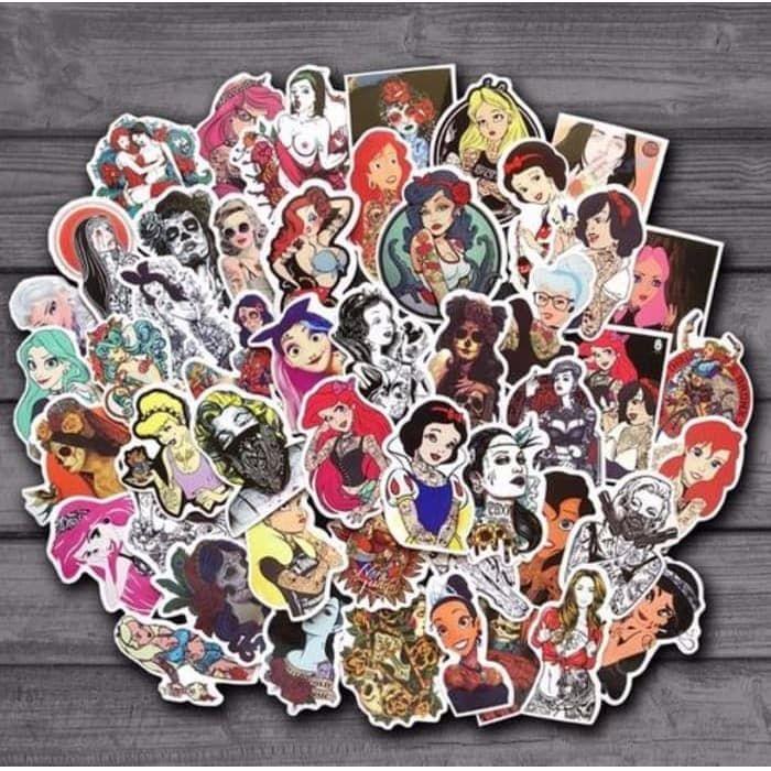 Jual Sticker / Stiker Diffuser LOL, Princess, Disney Essential Oil ...
