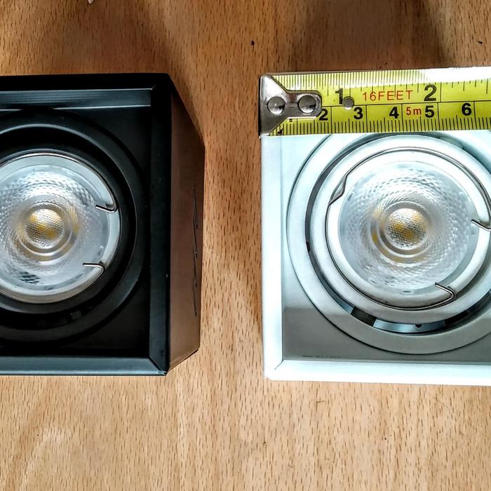 Jual downlight kotak segi outbow utk LED Philips minimalis 3in mr16 ...