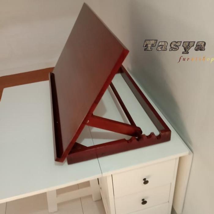 Jual meja gambar / meja untuk menggambar/ meja lukis - natural kayu ...