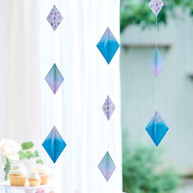 Jual String Decoration (Blue Diamonds) Papercraft - Kab. Bekasi ...