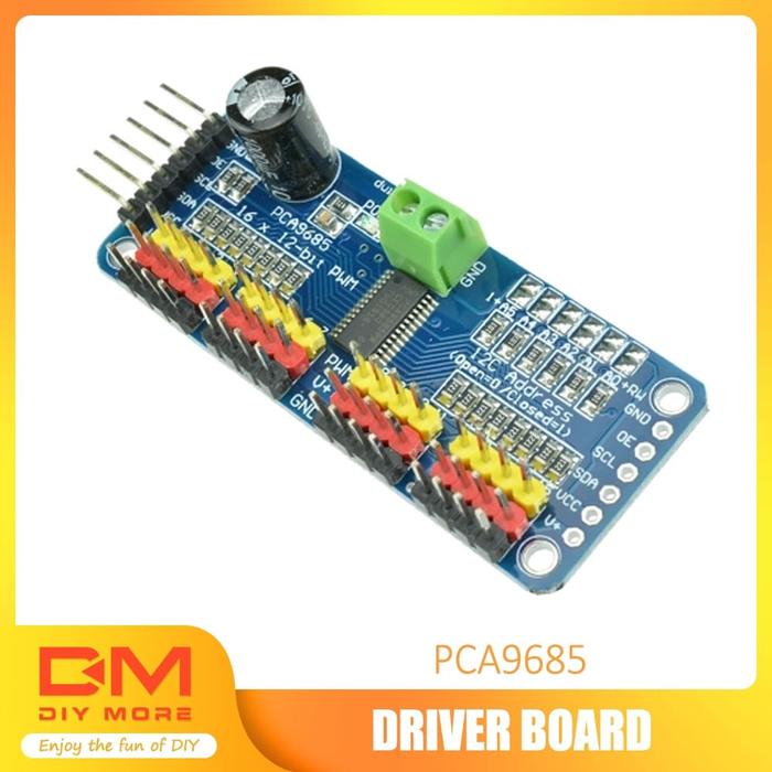 Jual Modul Driver Motor Shield PCA9685 16 CH 12 Bit PWM untuk Arduino ...