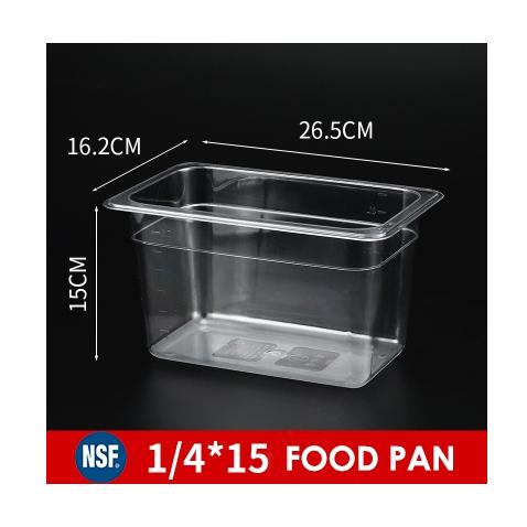 Jual Polycarbonate Food pan 1/4 tinggi 15CM - foodpan 1/4 T15 tahan ...