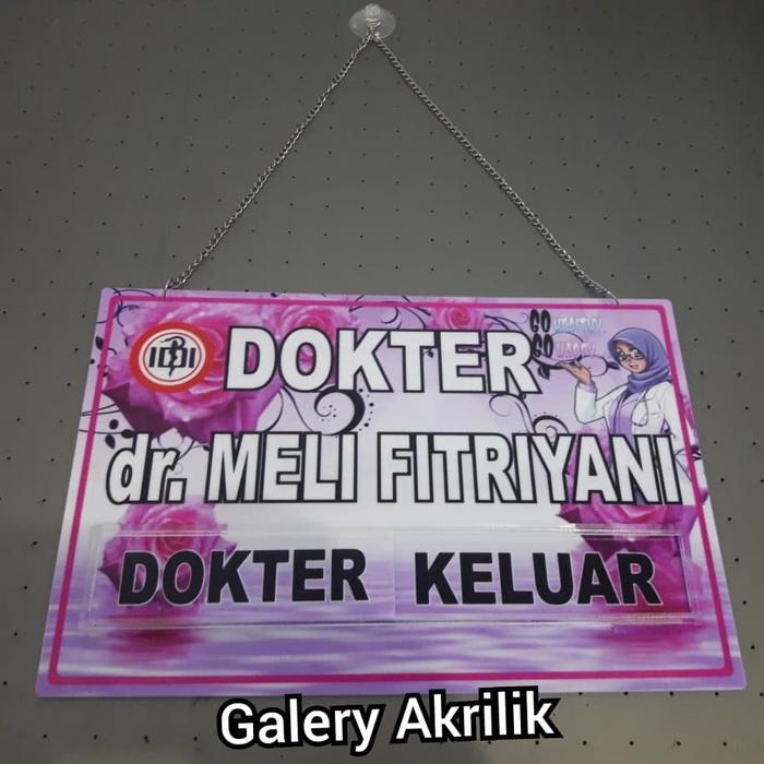 Jual SIGN BOARD SIGN LABEL PAPAN NAMA DOKTER 20X30 - Kota Tangerang ...