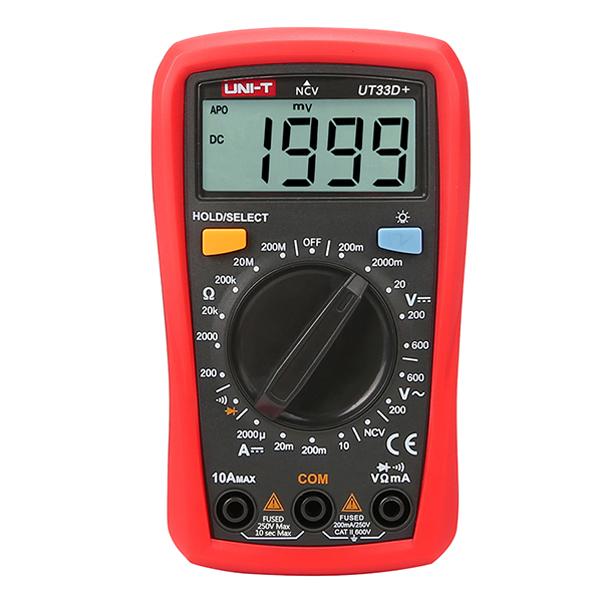 Jual UNI-T UT33D+ Digital NVC Multimeter Voltage Current - Kab. Bandung ...