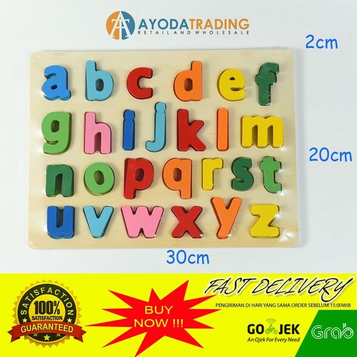 Jual Chunky Alphabet Puzzle Abc Alfabet Balok 3020 Di Seller Velvet ...