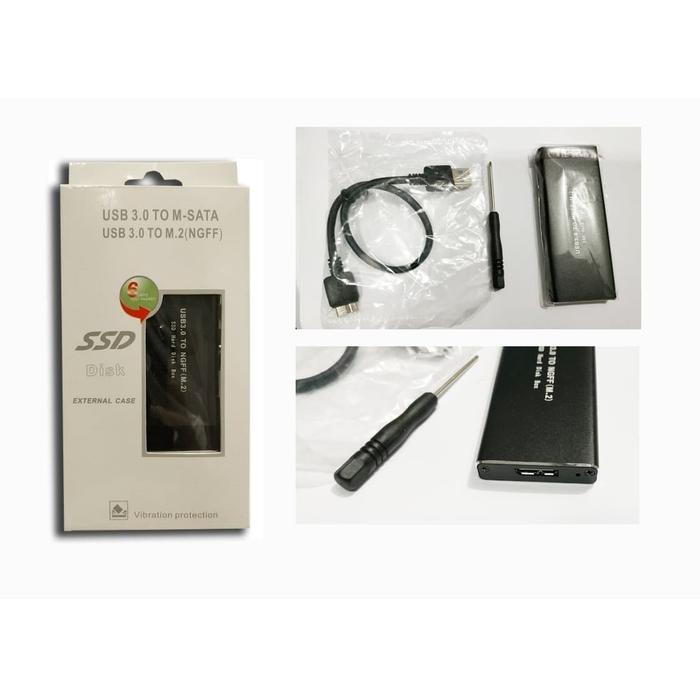 Jual Casing SSD M2 NGFF Sata USB 3.0 Kabel M.2 ADAPTER ENCLOSURE ...