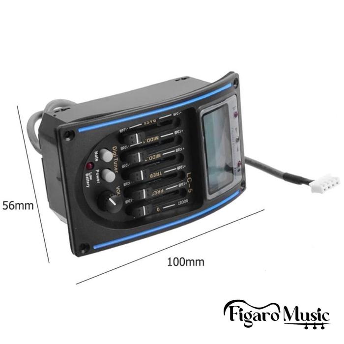 Jual Equalizer Eq Preamp Tuner Gitar Akustik Prener-lc-5 Lcd Di Seller ...