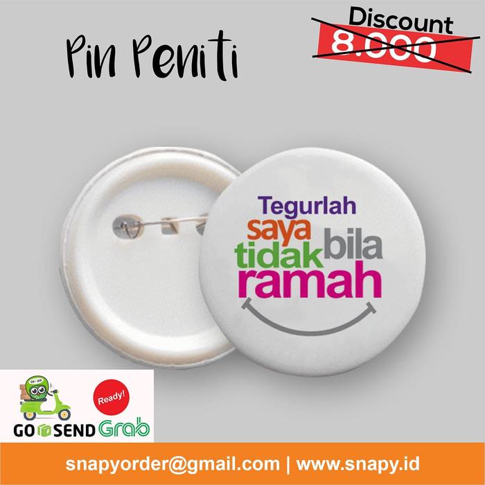 Jual Cetak Pin 58 mm - vip pin magnet - Jakarta Selatan - Snapy | Tokopedia