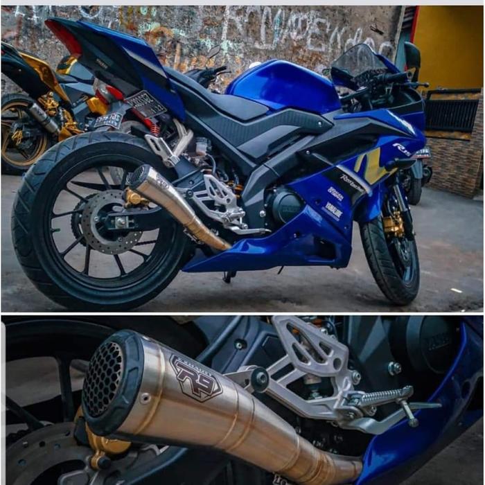 Jual Knalpot r9 gpx yamaha r15 v3. knalpot racing yamaha r15 vva ...