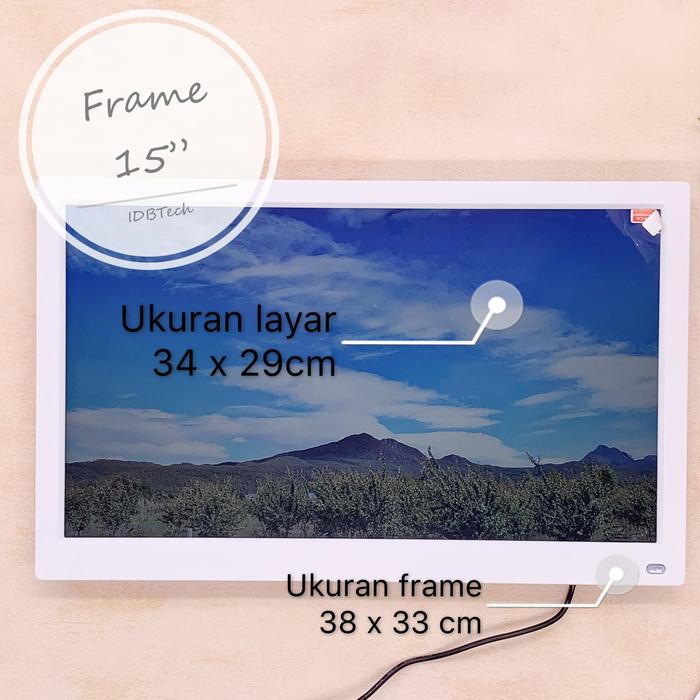 Jual Digital photo Frame 15" FULL HD High Resolution 1920*1090 ...