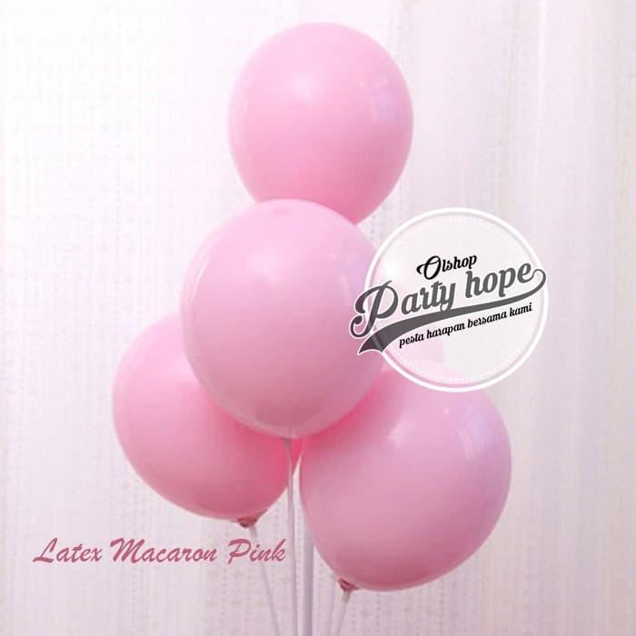 Jual Balon macaron Pink / Balon pastel / Balon pastel Pink / Balon ...
