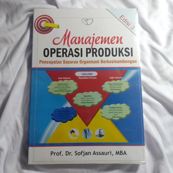 Jual Buku Manajemen Operasi Produksi (Edisi 3) - Sofjan Assauri - Jakarta Utara - UD GYEL BOOKS ...