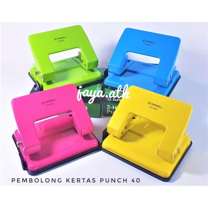 Jual PUNCH PEMBOLONG KERTAS 40 ALAT PERFORATOR PUNCH SEDANG TANGGUNG NO ...
