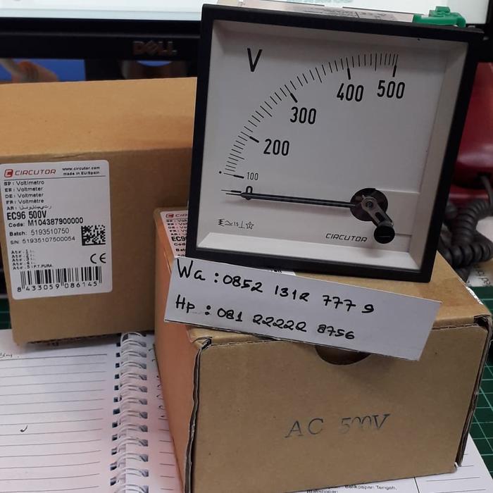 Jual Circutor EC96 500V Voltmeter Analog 96x96 - Jakarta Barat - Win ...