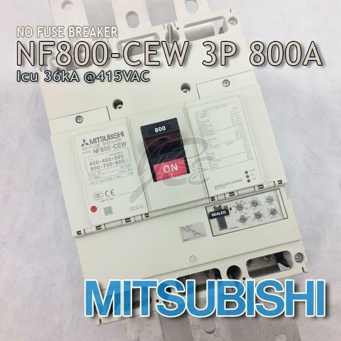 Jual MCCB NFB Mitsubishi NF800-CEW 3P 800A - Jakarta Barat - Buana ...