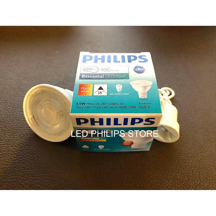 Jual LAMPU HALOGEN LED SPOT PHILIPS 4.5 WATT 4.5WATT 4.5 W 220V TUSUK ...