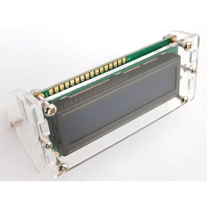 Jual LCD 1602 16x2 Acrylic Case Holder Shell Display Bracket Stand ...