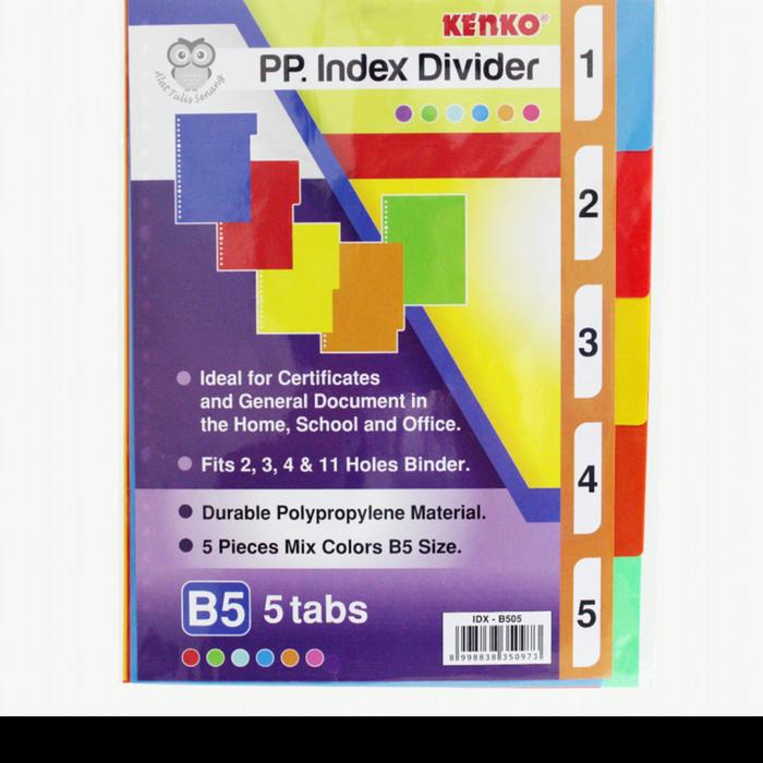 Jual Divider B5 / Pembatas Odner Kwitansi - Jakarta Selatan - Kenzie88 ...