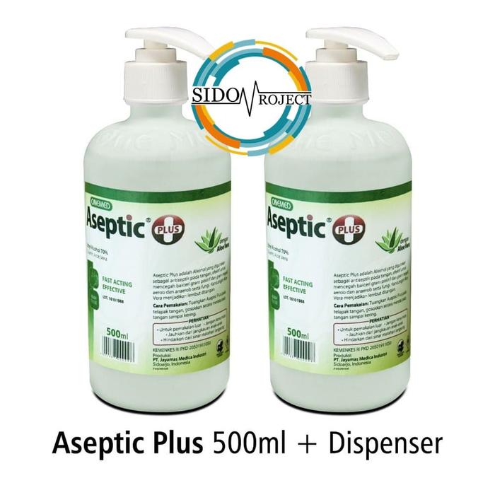 Jual AsepticPlus Cair Handrub Onemed Antiseptic Pembersih Sabun Cuci ...