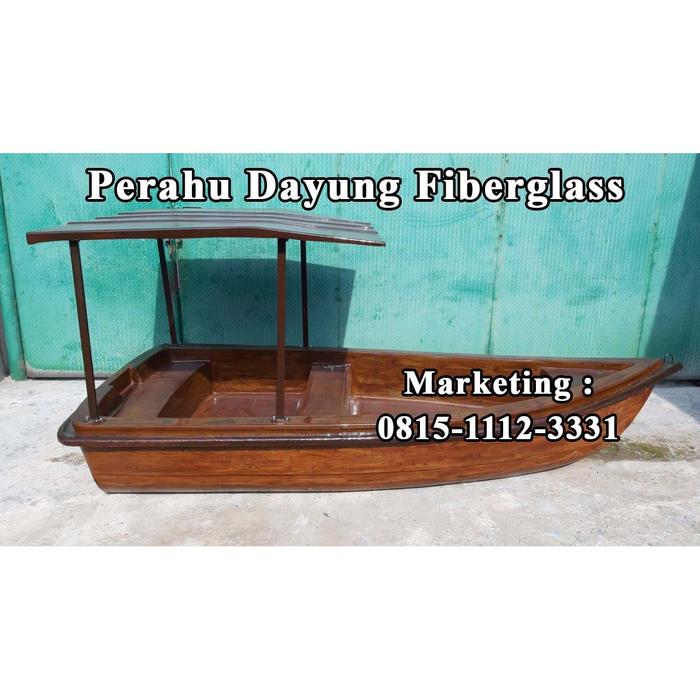 Jual Perahu Dayung Fiberglass, Perahu Fiber - Motif Kayu Full - Jakarta ...