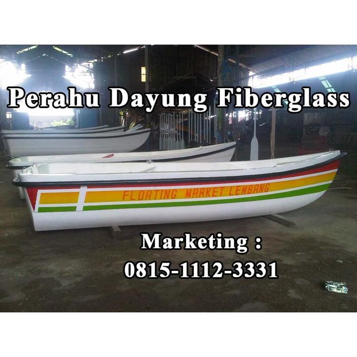 Jual Perahu Dayung Fiberglass, Perahu Fiber - Kuning Putih - Jakarta ...