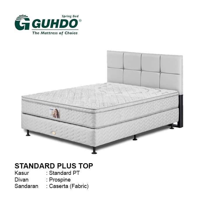 Jual Promo spring bed guhdo standard plush top 160x200 hb caserta full set - Jakarta Timur - New ...