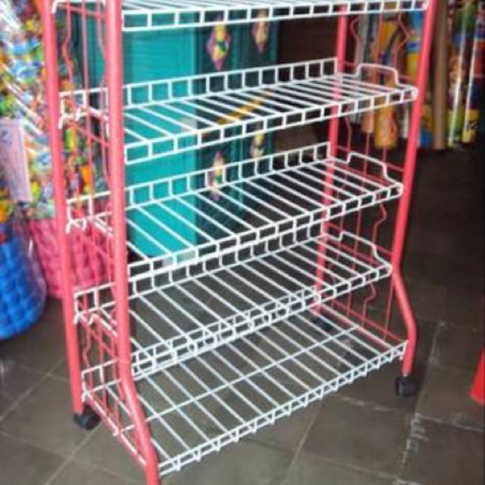Jual Rak Sepatu Sendal Master 5 Susun/Rak Sepatu Besi 5Susun di Seller ...
