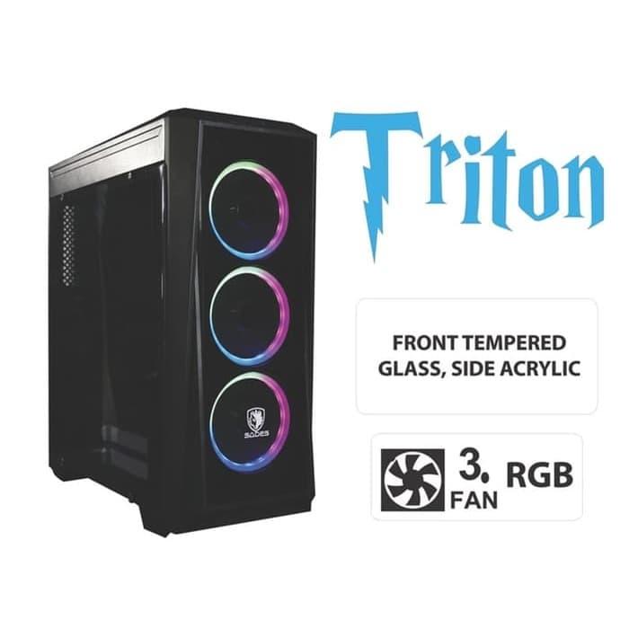 Jual Sades Triton PC Case Gaming - Jakarta Barat - Freestyle Computer ...