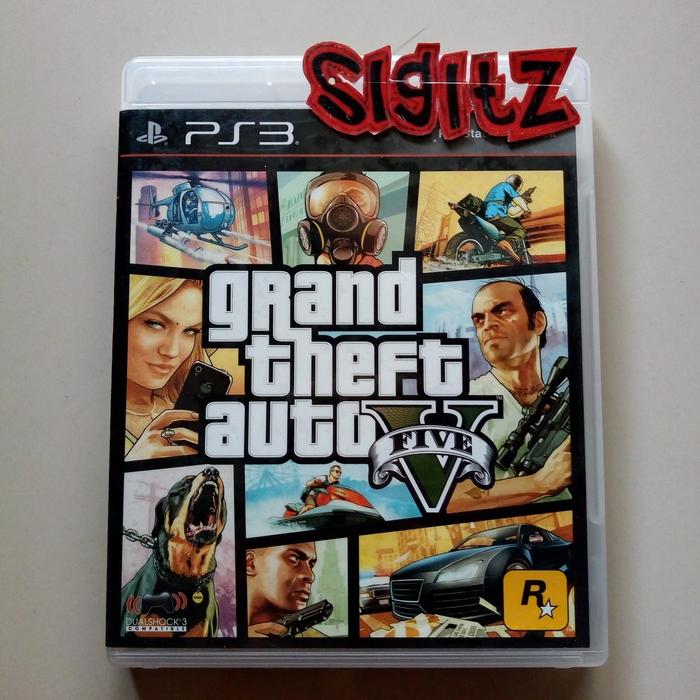 Jual bd ps3 kaset game GTA V grand theft auto v - Kota Bekasi - sigitz ...