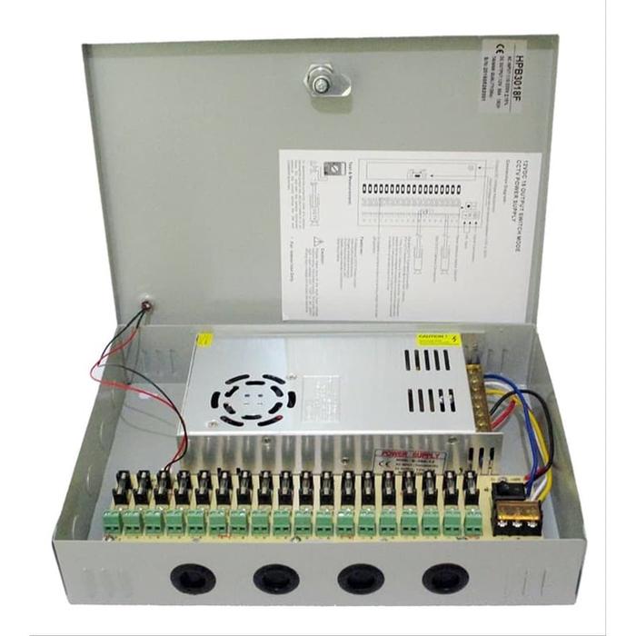 Jual CCTV PSU Box 12V 30A CCTV Power Supply Box 12Volt 30Ampere - Kota ...