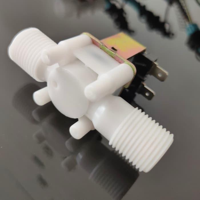 Jual Electric Water Selenoid Valve 220V AC NC 1/2" Air Water Control Switch - Kota Bekasi ...