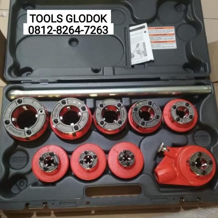 Jual RIDGID Ratchet Die Stok Snai Set - Alat Senai Drat Pipa Manual Set ...