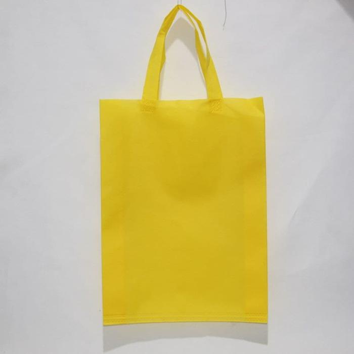 Jual Tas Spunbond 25x35 Polos - Handle tali sponbon goodie bag (KUNING ...